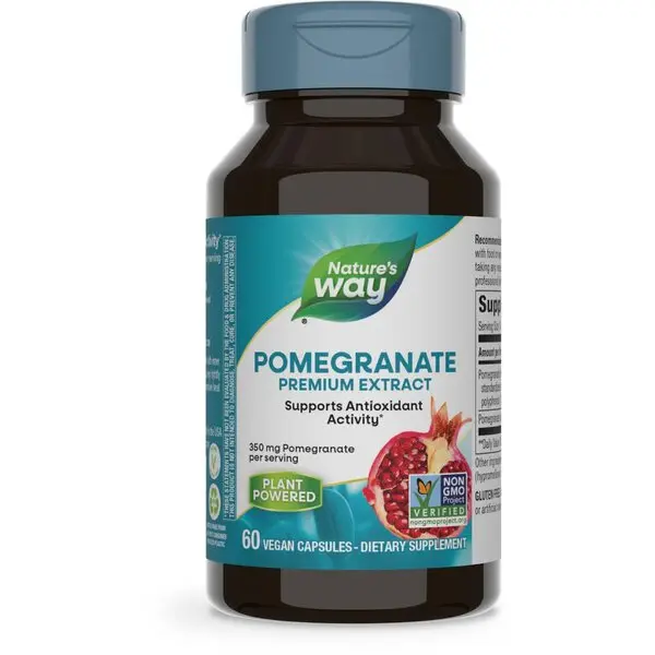 NATURE'S WAY Pomegranate Standardized 60 Capsules - One-color