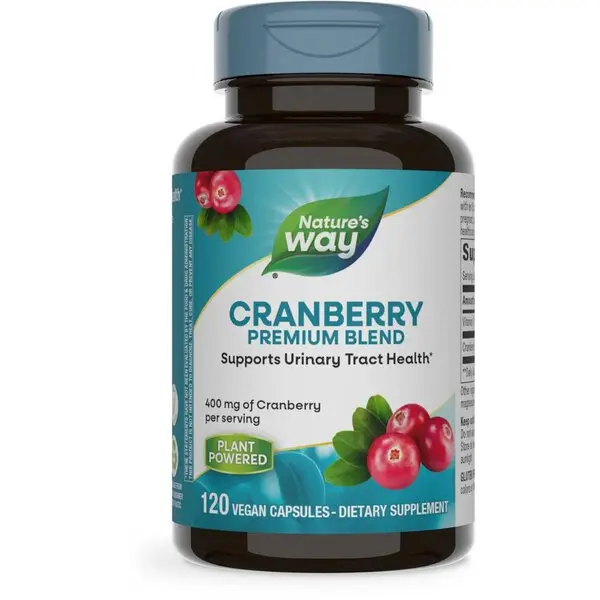 NATURE'S WAY Cranberry Standardized 120 Capsules - One-color