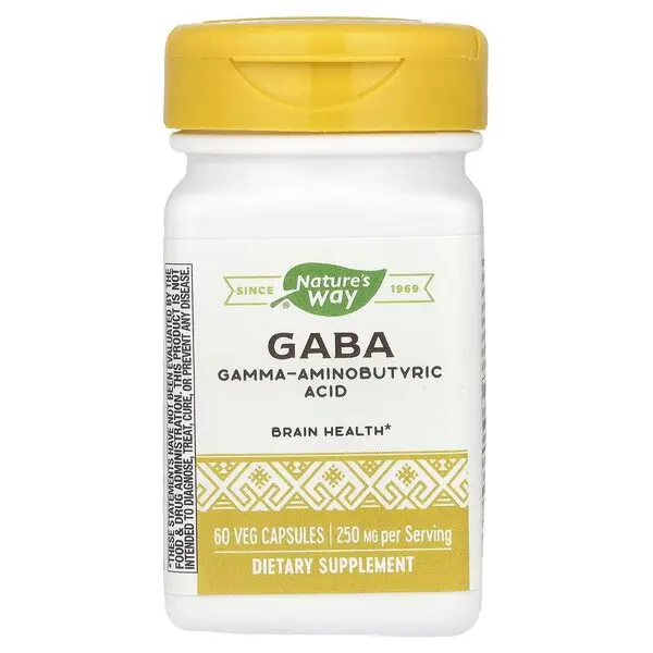 NATURE'S WAY Gaba 60 Capsules - One-color