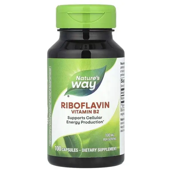 NATURE'S WAY Vitamin B2 100 Capsules - One-color