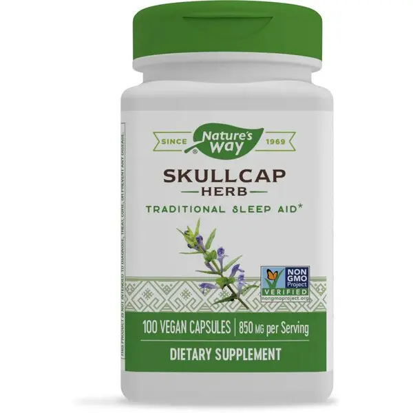NATURE'S WAY Scullcap Herb 100 Capsules - One-color