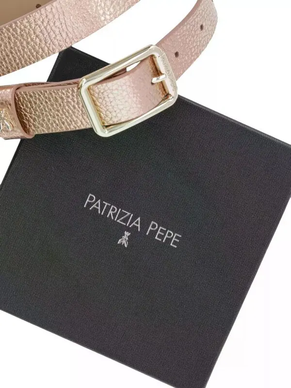 Patrizia Pepe Metallic Finish Belt