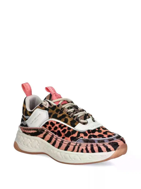 Kurt Geiger Leopard-print Sneakers