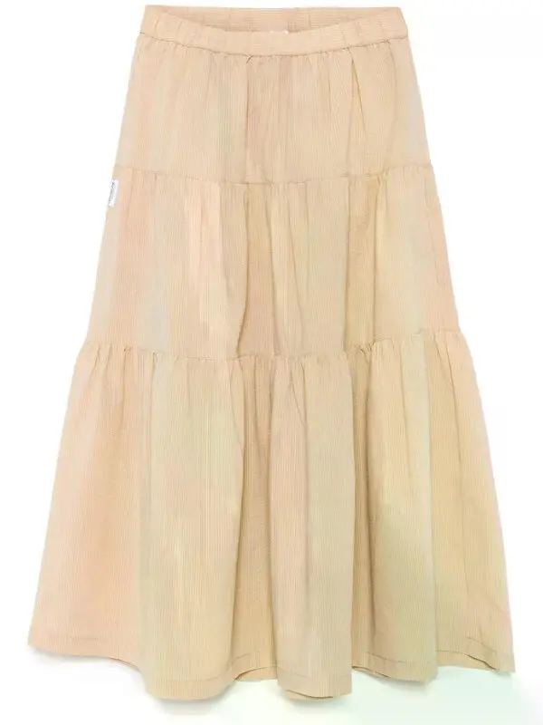 CHOCOOLATE Tiered Skirt - Neutrals