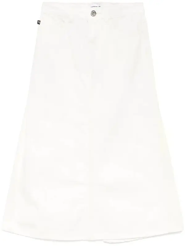 CHOCOOLATE Denim Skirt - White