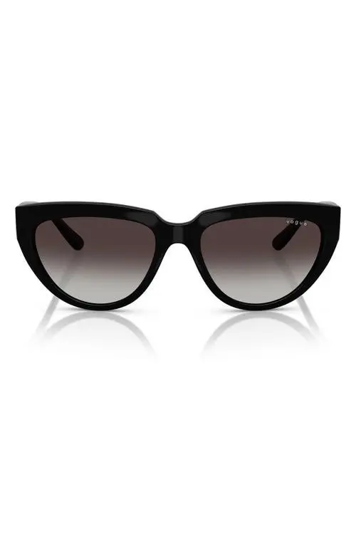 VOGUE 54mm Irregular Sunglasses - Black
