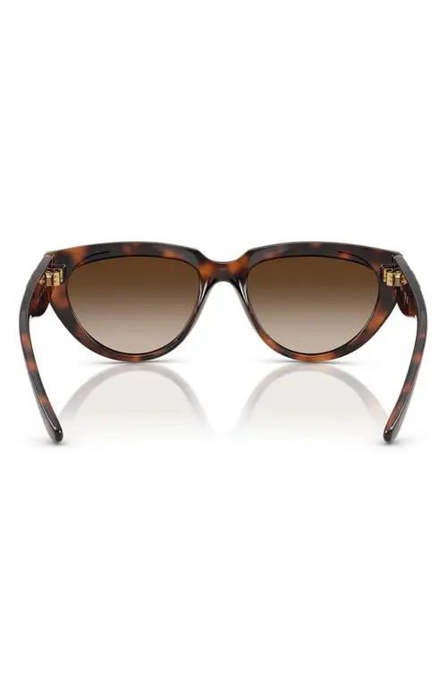 VOGUE 54mm Irregular Sunglasses - Havana