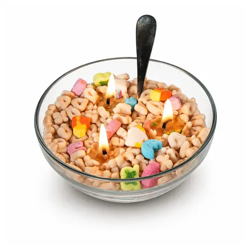 SOUTHLAKE GIFTS Lucky Charms Candle - Cereal Bowl Candle