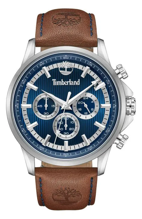 Timberland Multifunction Chronograph Strap Watch - Brown