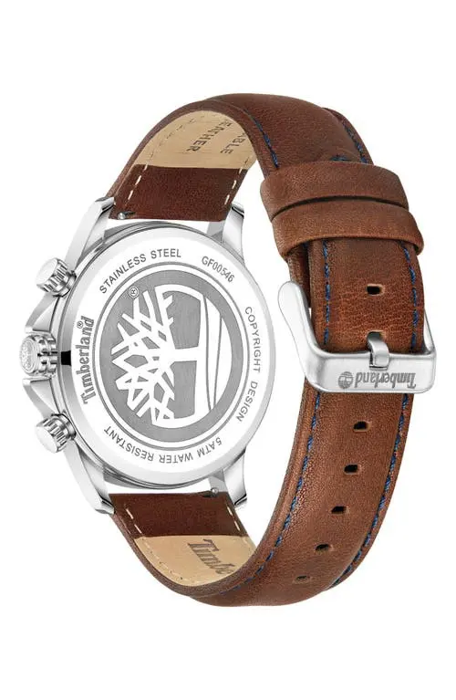 Timberland Multifunction Chronograph Strap Watch - Brown