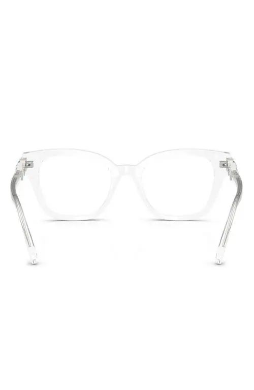 SWAROVSKI 50mm Square Eyeglasses - Transparent /demo Lens