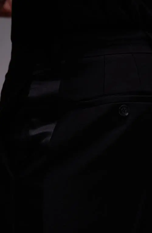 Topman Skinny Fit Textured Trousers