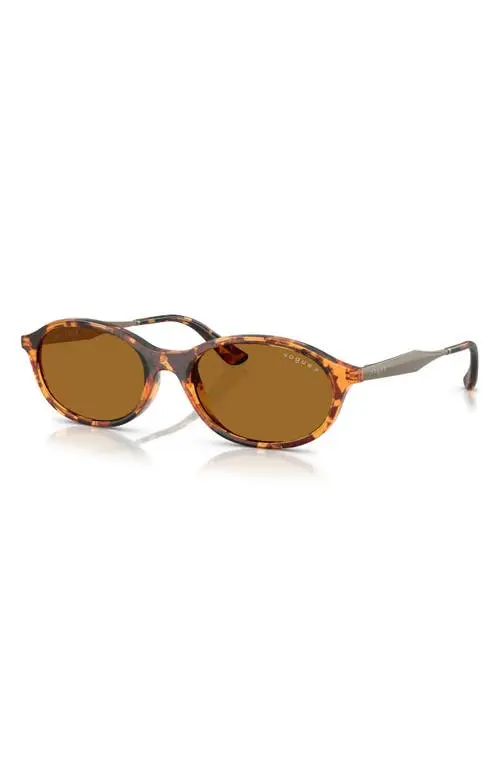 VOGUE 52mm Polarized Oval Sunglasses