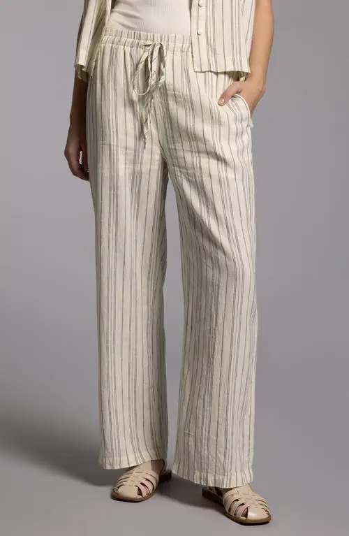 WEEKEND LOS ANGELES Elise Stripe Linen Blend Pants