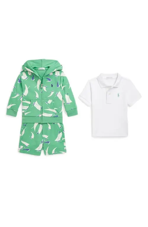 Ralph Lauren Cotton-blend Set - Deco Sails Print/ Green