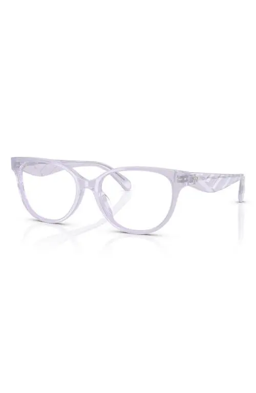 Tory Burch 53mm Phantos Optical Glasses - Milky Purple