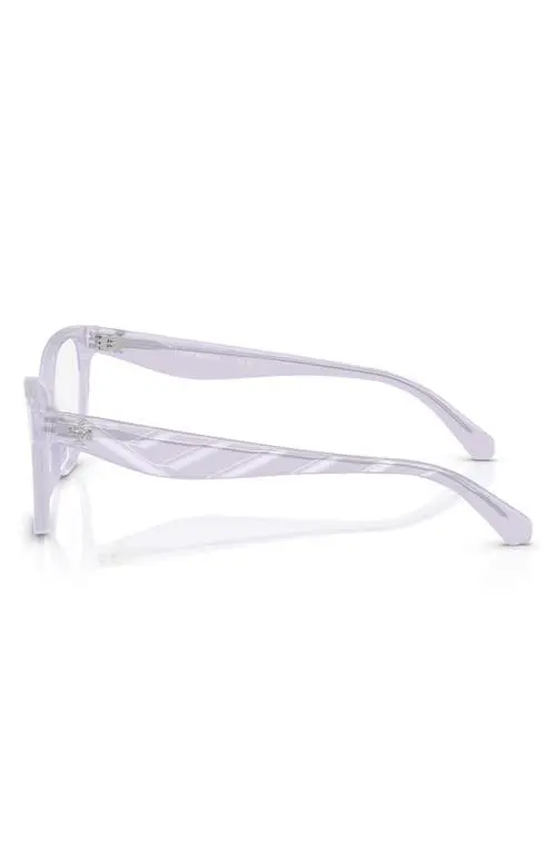 Tory Burch 53mm Phantos Optical Glasses - Milky Purple