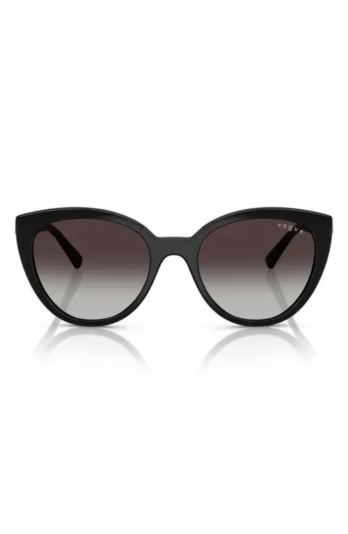 VOGUE 53mm Cat Eye Sunglasses - Black