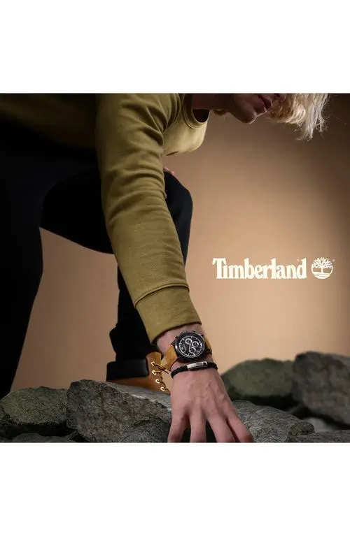 Timberland Multifunction Chronograph Strap Watch - Tan