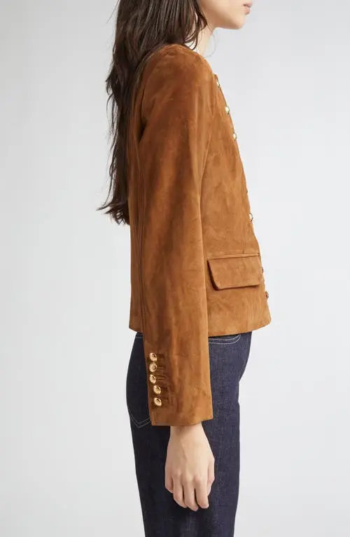 NILI LOTAN Nanon Suede Jacket - Martora