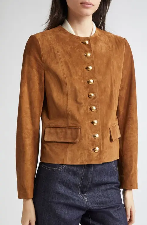 NILI LOTAN Nanon Suede Jacket - Martora