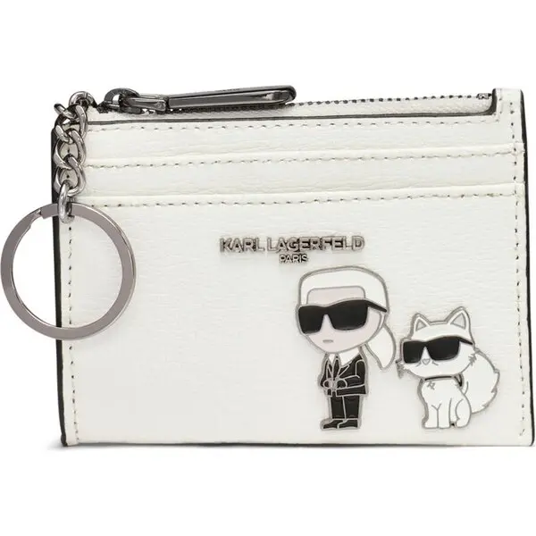 Karl Lagerfeld Paris Karl Card Case - White