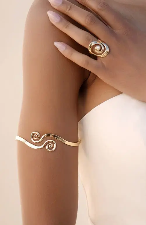 Ettika Aura Swirl Cuff Bracelet