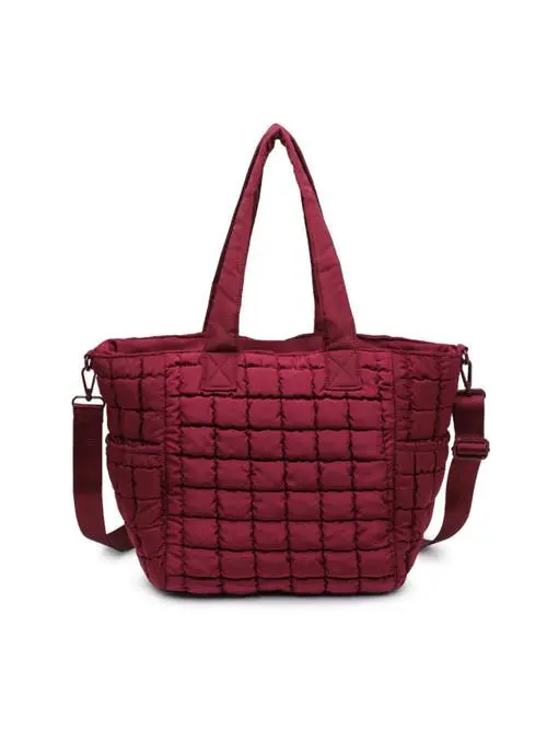 SOL AND SELENE Dreamer Tote Bag - Burgundy