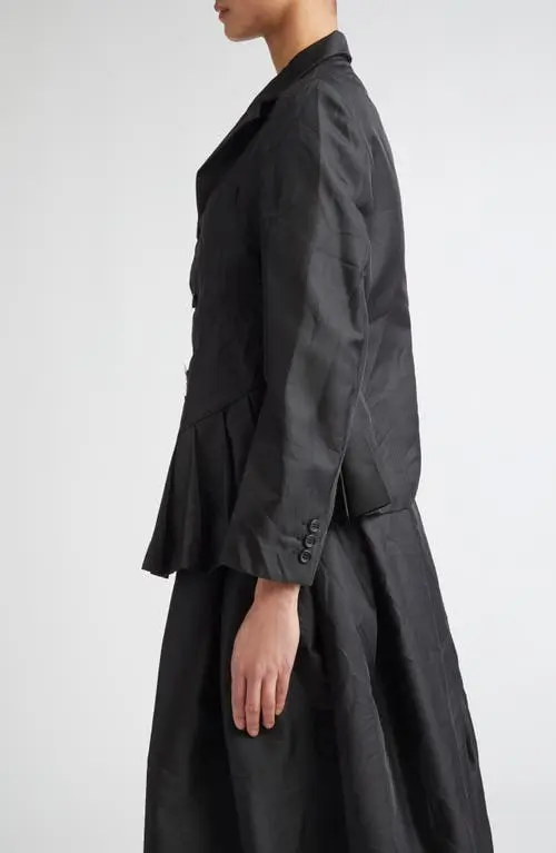 Comme Des Garçons Pleated Gabardine Blazer