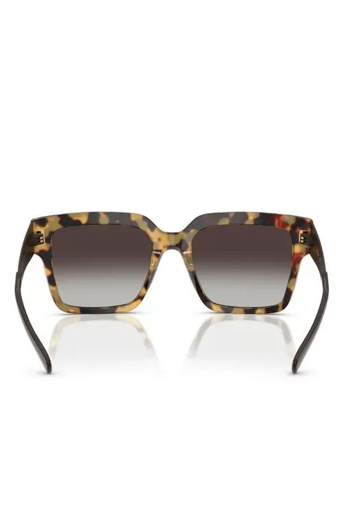 VOGUE 54mm Square Sunglasses - Yellow Tortoise