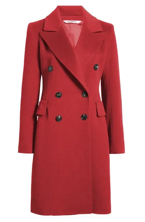 Fleurette Double-breasted Cashmere Coat