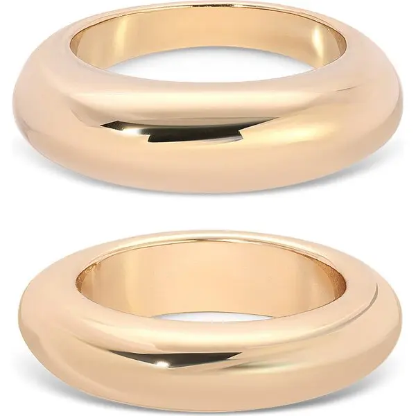Ettika Modern Dome Ring Set - Gold
