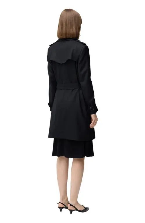 Gobi Cashmere Double Breasted Mongolian Cashmere Trench Coat