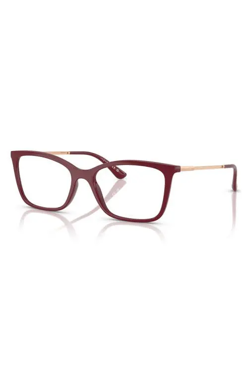 VOGUE 51mm Rectangular Optical Glasses - Cherry