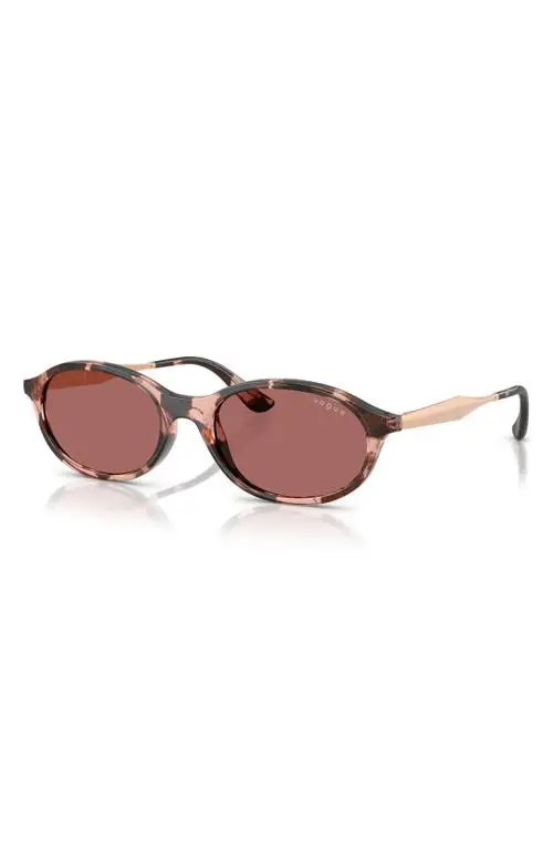 VOGUE 52mm Oval Sunglasses - Dark Violet