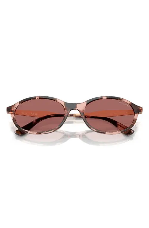 VOGUE 52mm Oval Sunglasses - Dark Violet