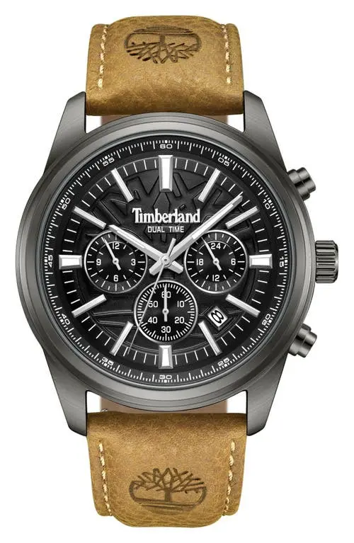 Timberland Northbridge Multifunction Chronograph Strap Watch - Tan