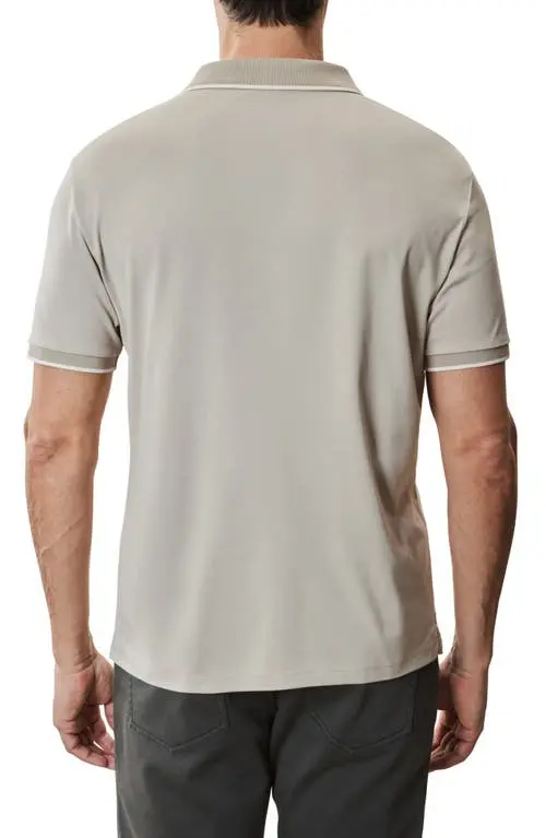 Robert Barakett Northpark Johnny Collar Polo - Tan