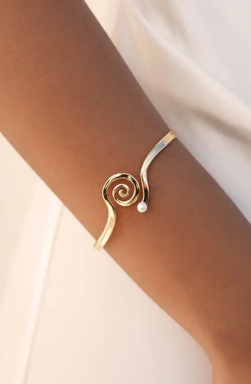 Ettika Mini Aura Swirl Cuff Bracelet