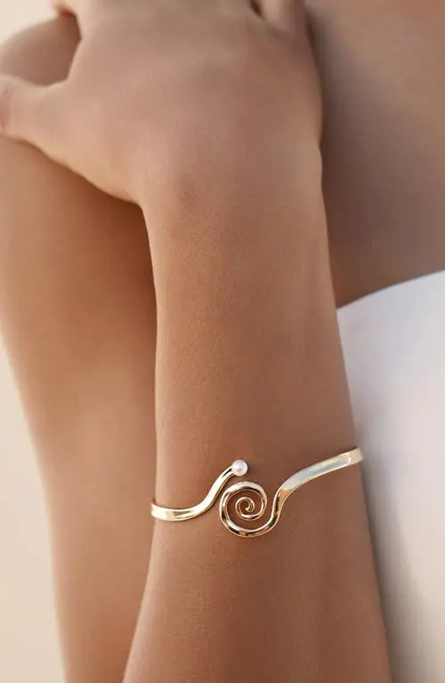 Ettika Mini Aura Swirl Cuff Bracelet
