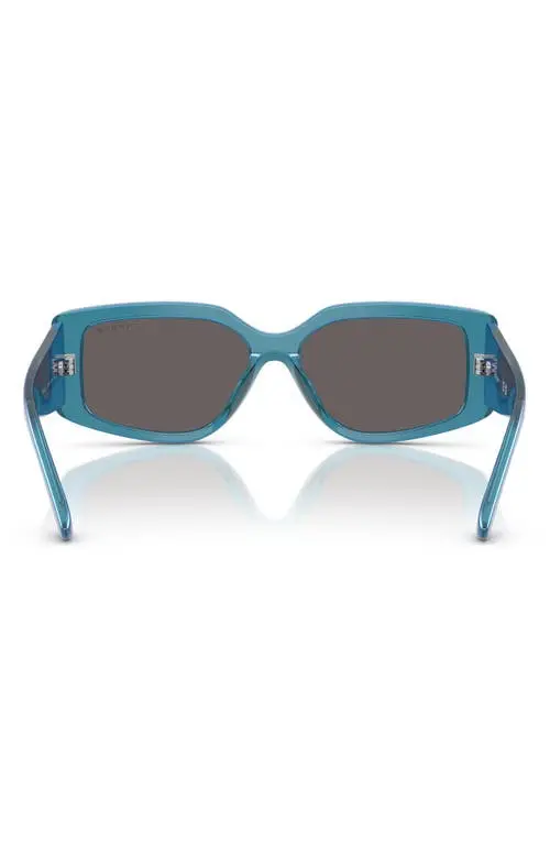 VOGUE 55mm Rectangular Sunglasses - Blue