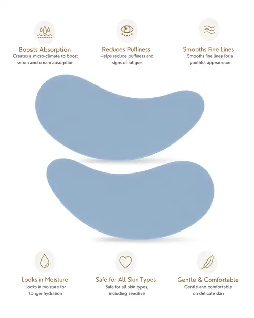 LOVE AND PEBBLE Reusable Silicone Eye Mask