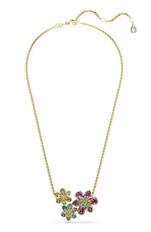 SWAROVSKI Idyllia Floral Pendant Necklace - Multi