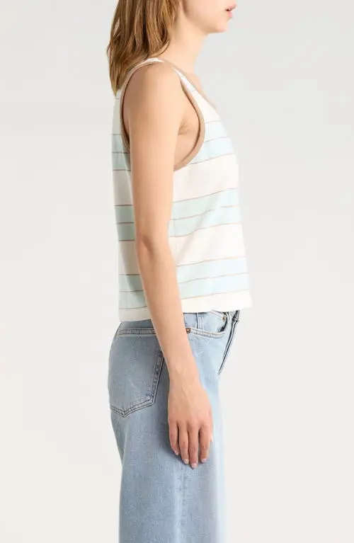 RE/DONE Bama Stripe Cotton Tank