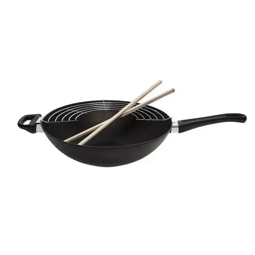 SCANPAN Classic 12.5 Inch Wok - Black