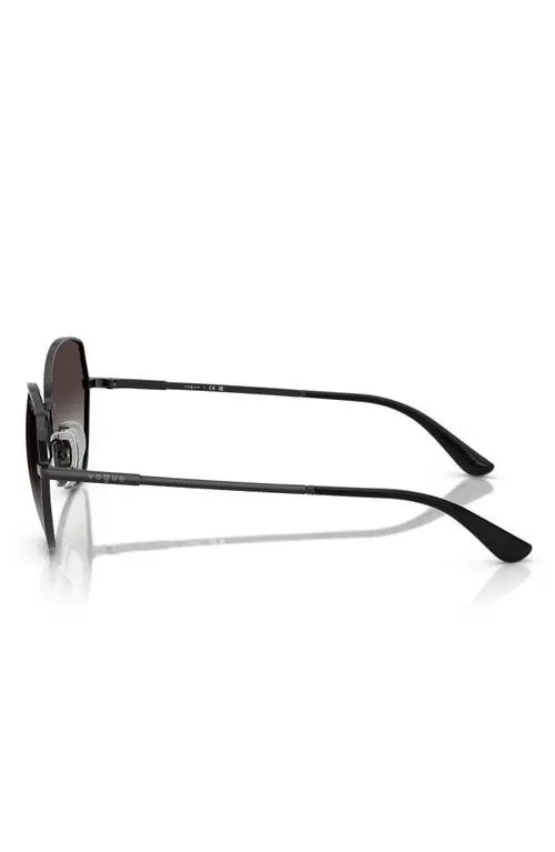 VOGUE 56mm Gradient Oval Sunglasses