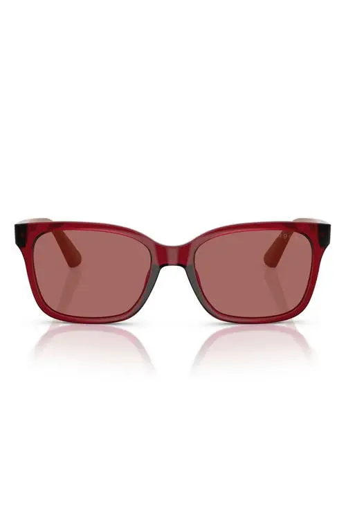 VOGUE 49mm Rectangular Sunglasses - Dark Violet