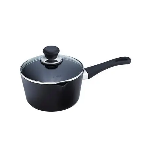 SCANPAN Classic 2 Quart Covered Saucepan - Black