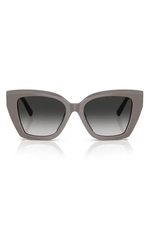 Tiffany & Co. 52mm Square Sunglasses - Chocolate Truffle/grey