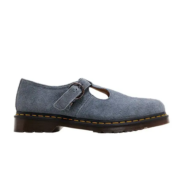 Dr. Martens T-bar Suede Mary Jane - Blue